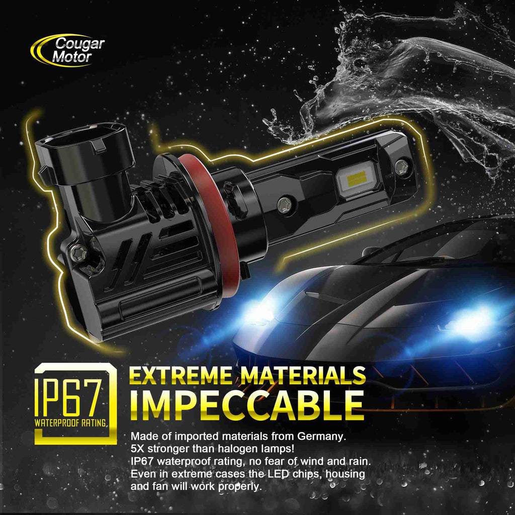 H11 Led Headlight Bulbs | Led Bulbs For Car | Cougar Motor – cougar motor