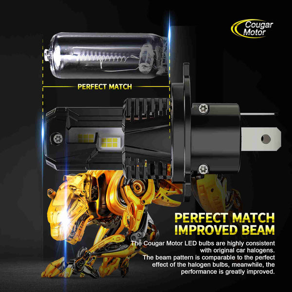 H4 Led Headlight Bulbs | Led Bulbs For Car | Cougar Motor – cougar motor