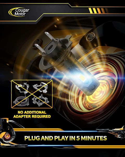 H7 Led Headlight Bulbs | Led Bulbs For Car | Cougar Motor – cougar motor