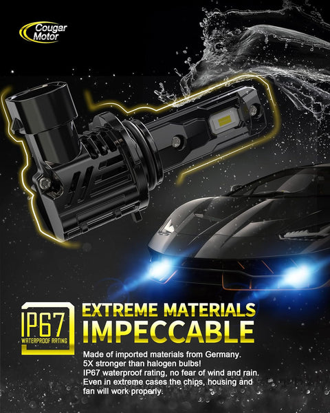 9006 Led Headlight Bulbs | Led Bulbs For Car | Cougar Motor – cougar motor