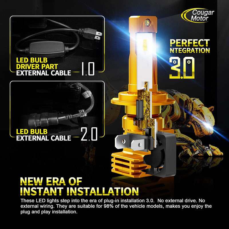 M3 Series Wireless Led Bulbs For Car | Cougar Motor – cougar motor